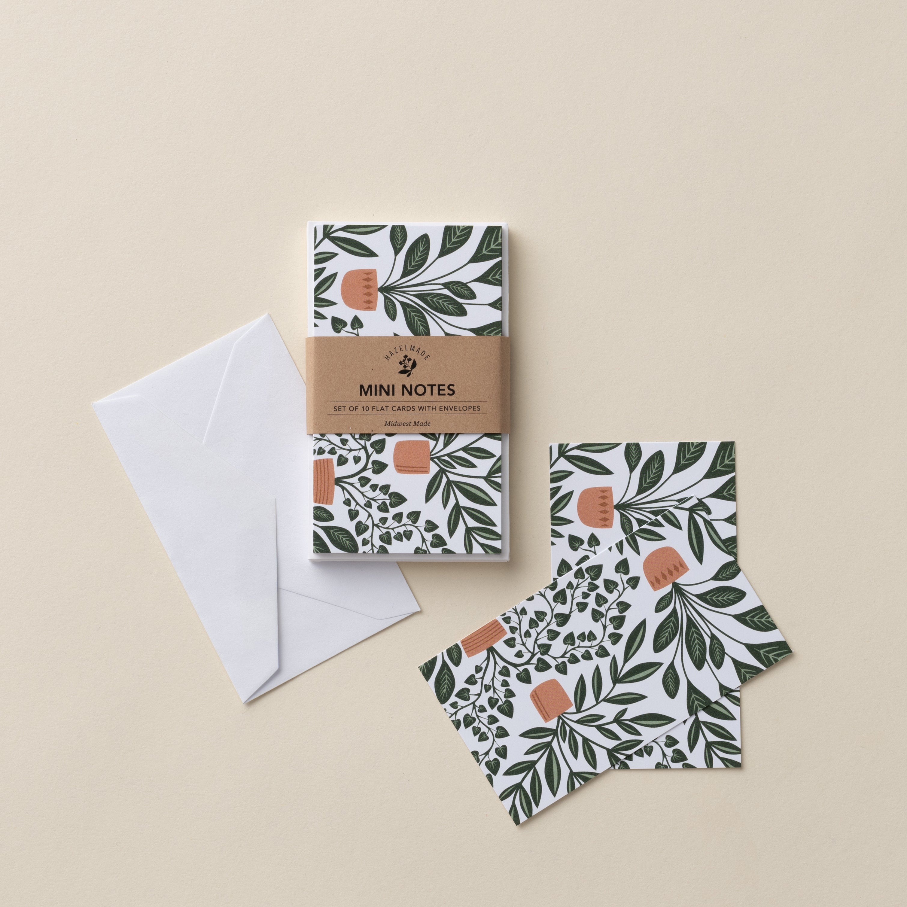 Houseplants Mini Note Set Shophazelmade